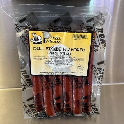 Prems Dill Pickle Flavored Snack Sticks - Prem Meats